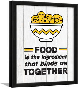 Dining Quotes Wall Frame - Family Eats Together Quotes - Dining Area ...