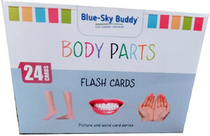 Blue-Sky Buddy Body Parts Flash Card | Educational Learning Materials ...