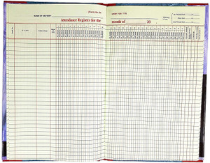 LRS Factory Attendance Register 2-Part Factory Attendance Register ...