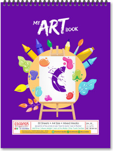 ESCAPER C letter Sketch Book (A4 Size - 50 Sheets) | C initial Sketch ...