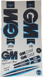 Kyrios GM Diamond Limited Edition BS55 Cricket Bat Sticker Blue Color ...