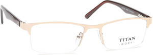 Titan Half Rim Rectangle Frame Price in India - Buy Titan Half Rim ...