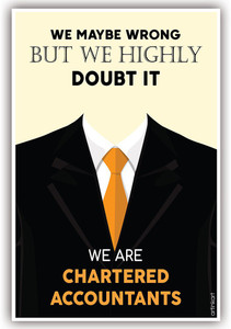CA Chartered Accountant Firm Poster for Room Office Home Motivational ...