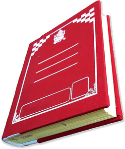 LRS Ledger Small Notebook Size - 375 Pages - Exceptional Quality Canvas ...