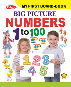 STARBUK My First Board-Book Big Picture Numbers 1 To 100 Learning Board ...