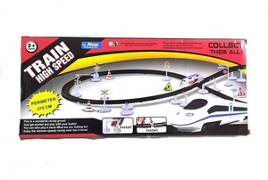 mega star High Speed Metro/Bullet Train with Flyover Track Battery ...