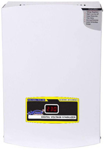 AXVOLT 5 KVA Digital Triple Booster Voltage Stabilizer for AC Up to 2.0 ...