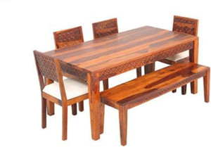 Flipkart Perfect Homes Solid Wood 6 Seater Dining Set Price in India ...