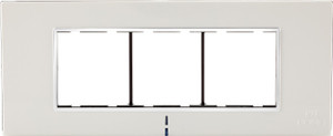 CONA Status Axis 6 Modular Plate with Blue LED Indicator, Snow White ...