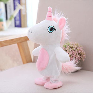 NIYAMAT Pro Talking Unicorn Repeat What You Say Toy - Walking?Rhyme ...