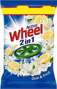 Wheel Active 2 in 1 Blue Detergent Powder 1 kg Price in India - Buy ...