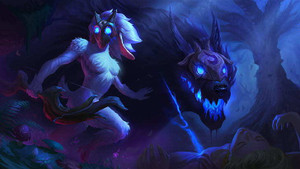 League Of Legends Kindred League Of Legends (Video Game) Poster Paper ...