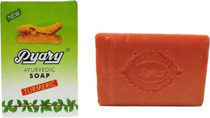 Pyary Ayurvedic Turmeric Skin Whitening Original Soap - Price in India ...