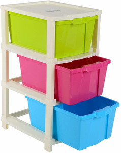 COROFFY 3 Layer Multi-Purpose Modular Foldable Drawer Storage System ...