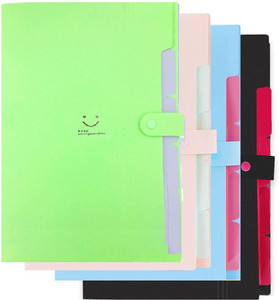 Flipkart.com | Corslet 4 Pcs Expanding File Folder, Expandable Folder ...