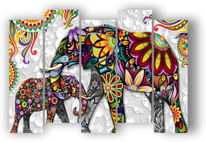 Imagine Printing Solutions Multiple Frames Split Art Texture MDF Wall ...