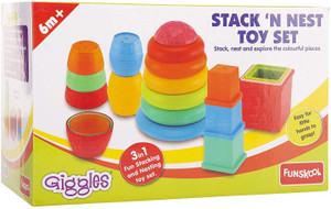 FUNSKOOL Stack n Nest Toy 2014, Multi Color - Stack n Nest Toy 2014 ...