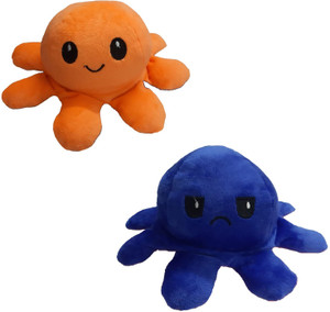 Option Gallery Emotional Octopus Reversible Octopus - 15 cm (Blue ...