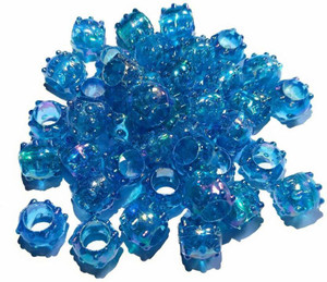 UVV Blue-colour crystal Beads 200 pieces - Blue-colour crystal Beads ...