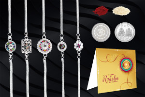 DeoDap Designer Rakhi Combo for Brother | Rakhi Gift For Brother/Sister ...