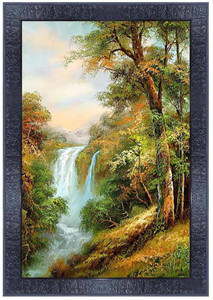 pnf Vastu Waterfall Landscape Scenery Wood Photo Frames with Acrylic ...