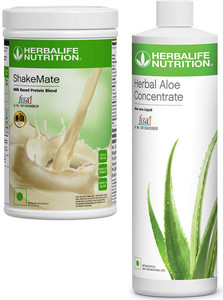 Herbalife Nutrition NEW SHAKEMATE WITH ALOE CONCENTRATE LIQUID 500 GRAM ...