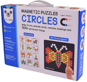 RATNA'S Toy MALL Magnetic Puzzles : Circle- Includes 400 Magnets, 200 ...