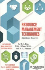 Resource Management Techniques Operations Research: Buy Resource ...