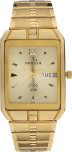 Royal Look ROYAL LOOK 1163 Golden glass Analog Watch - For Men - Buy ...