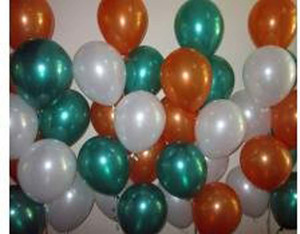 Flipkart.com | Wisdom Decor Solid Balloons Tringa Color Orange, White ...