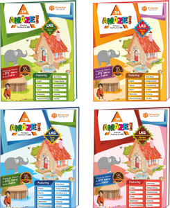 LKG Kids 352 Page All-in-One 4 Text books CBSE 3-5 Yrs Lower ...