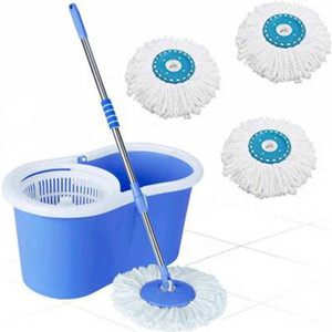 V-MOP Premium Classic Blue bucket Mop Set Mop Set Price in India - Buy ...