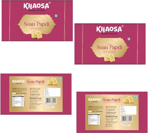 KHAOSA Soan Papdi Veg Ghee 200g | Indian Soft Flaky Sweets | Indian ...