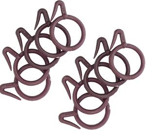 Rab (Code:- Ring Light 32MM, Finish:- Brown) Curtain Ring with Hook ...