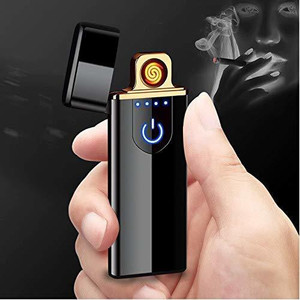 Shizuka Smart Fingerprint Sensor Lighter with Indicator Light USB ...