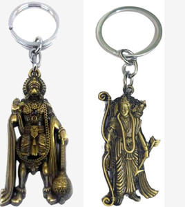 ZZZ Fashion Lord Ram Ji and Hanuman ji (Combo Set and Brass Colour ...
