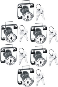 Met Craft MCAH-017-MM-P6 Steel Metco Multipurpose Drawer Lock with 2 ...
