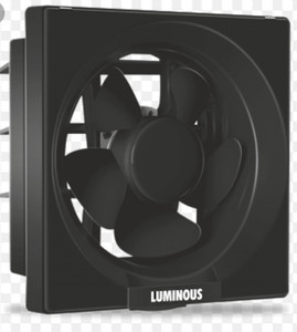 LUMINOUS vento deluxe 150mm black exhaust fan with 1 Year Warranty 6 mm ...