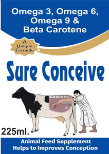 SURE CONCEIVE Animal Feed Supplement, Helps to improves conception Pet ...