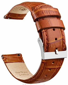 Big Wings Premium Leather Strap Compatible with NOISE COLORFIT PRO 4 ...
