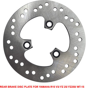 DESIKARTZ Rear Brake Disc Plate Compatible for Yamaha R15 V3 (Rear) FZ ...