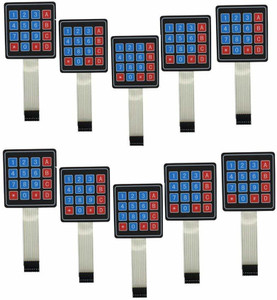 TRUSTECH 10pcs 4x4 Matrix Array 16 Key Membrane Switch Keypad 8-pin ...