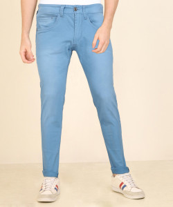 Indigo Jeanscode Slim Men Blue Jeans - Buy parisian blue Indigo ...