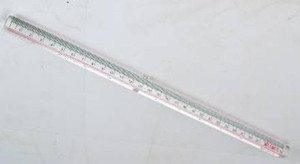 KEYUR Scale Plastic Cubic Shape Acrylic 6/12 INCH Measuring Scale Cube ...