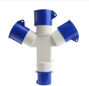 kamcon 3-Way 16A Splitter Plug Socket 3 Pin Waterproof Electrical ...