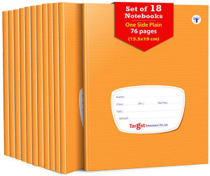 Target Publications Single Line Interleaf Notebooks | 76 Pages |15 ...