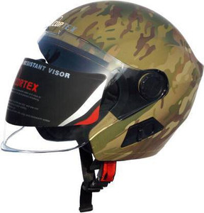 Cortex Run Painted with Long Visor.Open Face Helmet High Impact 100% ...
