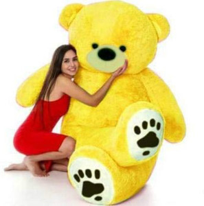 RSS SOFT TOYS 4 feet Yellow teddy bear for girls/boys for special ...