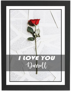 Beautum I Love You Darroll Name Love You Printed Unique Digital Reprint ...