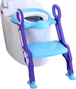sunbaby Foldable Potty-Trainer Seat for Toilet Potty Stand with Ladder ...